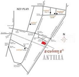 Darshanam Group Darshanam Antilia Map - Dabhoi Road, Vadodara Location Map