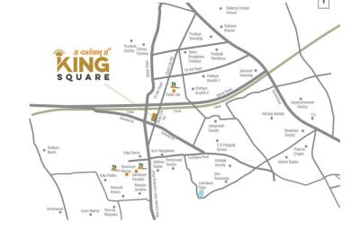 Darshanam Group Darshanam King Square Map - Gotri, Vadodara Location Map