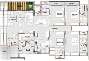 3 BHK Apartment / Flat for sale in Apollo DB City Nipania Indore - 2615 ...