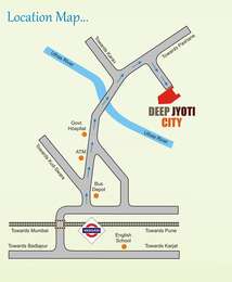 Deep Jyoti Infra Deep Jyoti City Map - Vangani, Mumbai Location Map