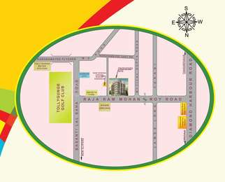 Deepraj Construction Deepraj Apartment Map - Behala, Kolkata Location Map