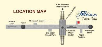 Derris Infra Derris Pelican Tulsi Map - Garia, Kolkata Location Map