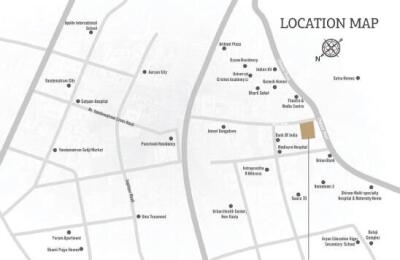 Dev Enterprise Ahmedabad Dev Auram Sky Map - Chainpur, Ranip Location Map