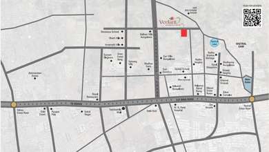 Dev Infra Dev Vedant Residency 2 Map - Vastral, Ahmedabad East Location Map