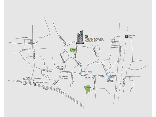DLH Dream Tower Mumbai Andheri-Dahisar, Amboli Resale Price List ...