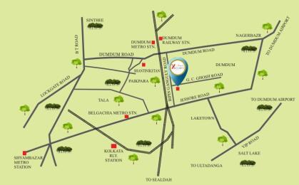 Devarshi Realty Devarshi Xclusive Map - Dum Dum, Kolkata Location Map