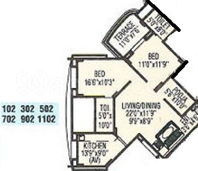 2 BHK / Bedroom Apartment / Flat for rent in Devi Indrayani Talawade ...
