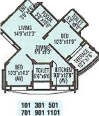 2 BHK / Bedroom Apartment / Flat for rent in Devi Indrayani Talawade ...