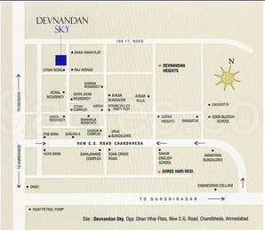 Devnandan Builders Devnandan Sky Map - Chandkheda, Ahmedabad North ...