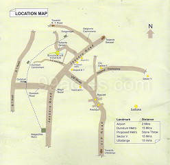 Dewki Construction Builders Dewki Shankar Tower Map - Birati, Kolkata ...