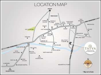 BG Group BG Tatva Map - Kharadi, Pune Location Map