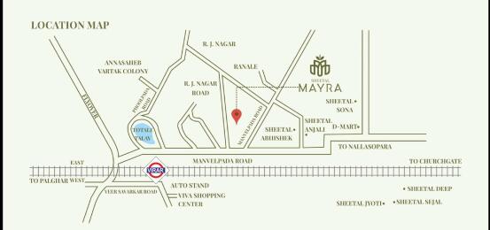 DGS Group Builders DGS Sheetal Mayra Map - Virar East, Mumbai Location Map