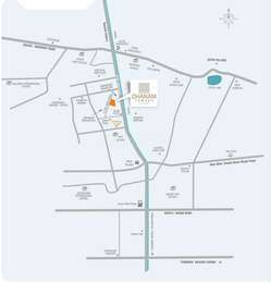 Dhanani Realty Dhanani Towers Map - Sevasi, Vadodara Location Map