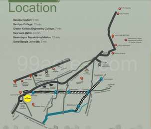 Dharitri Infraventure Dharitri My Town Map - Baruipur, Kolkata South ...