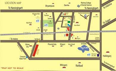 DHL Infrabulls DHL Billionaires Landmark Map - Sudhama Nagar, Sehore ...