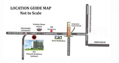 Disha Hospitality Disha Pinnacle Residency Map - Jakhan, Dehradun ...