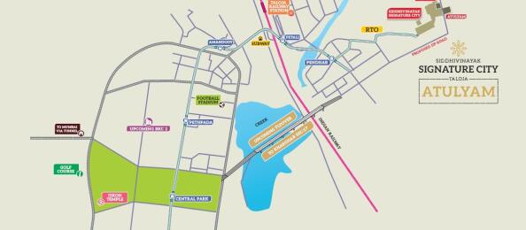Siddhivinayak Homes Siddhivinayak Signature City Map - Taloja, Navi ...