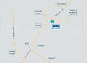 DivyaSree Developers Divyasree Techspace Map - Devanahalli, Bangalore ...