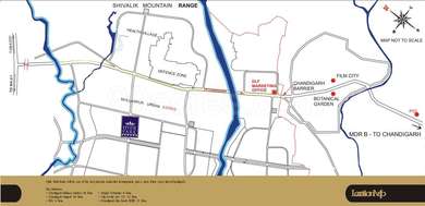 DLF Builders DLF Hyde Park Estate Map - Mullanpur, Chandigarh Location Map