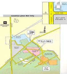 DLF Builders DLF Plaza Tower Map - DLF Phase 1, Gurgaon Location Map