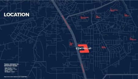 DLF Builders DLF Central 67 Map - Sector 67, Gurgaon Location Map
