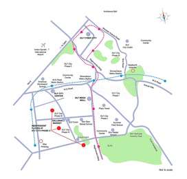 DLF Builders Independent Floors at DLF City Phase 4 Map - DLF Phase 4 ...
