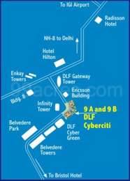 DLF Builders DLF Building 9A and 9B Map - DLF Cyber City, Gurgaon ...