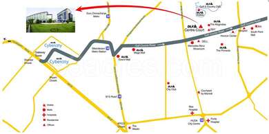DLF Builders DLF Centre Court Map - Sector 42, Gurgaon Location Map
