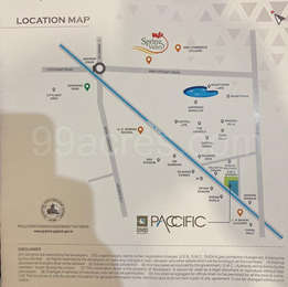 DMD Developers DMD Paccific Map - Vesu, Surat Location Map