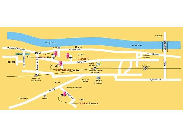 DPM Keshav Enclave Phulwari Sharif, Patna | Price List, Location, Floor ...