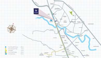 DRB Group DRB Dhara Icon Map - Ravet, Pune Location Map