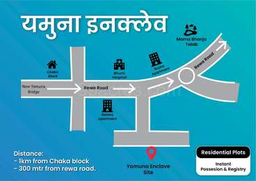 Dream Advantage Group Yamuna Enclave Map - Chaka, Allahabad Location Map