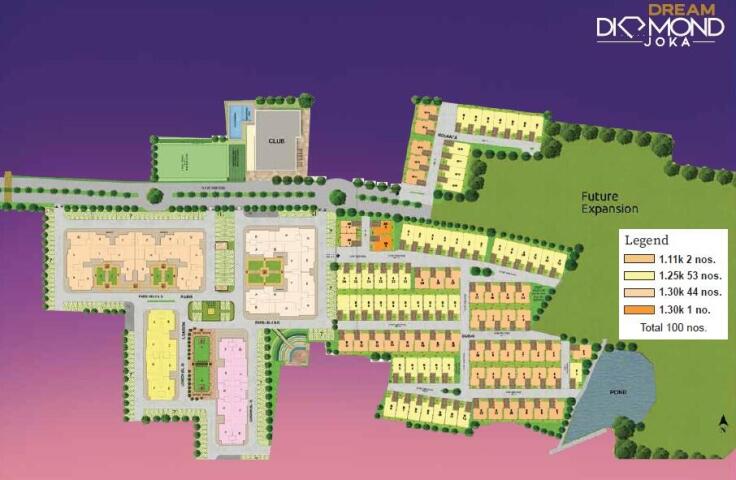 Dream Diamond Joka Joka, Kolkata South | Price List & Brochure, Floor Plan, Location Map & Reviews