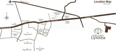 Dreams Group Dreams Lynnea Map - Wagholi, Pune Location Map
