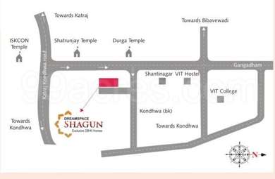 DreamSpace Shagun Map - Kondhwa Budruk, Pune Location Map