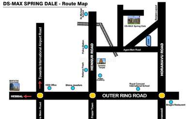 DS-MAX Properties DS Max Spring Dale Map - Hennur Gardens, Bangalore ...