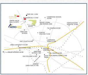 Splendor Group Amritsar Splendor Aero City Map - Ajnala Road, Amritsar ...