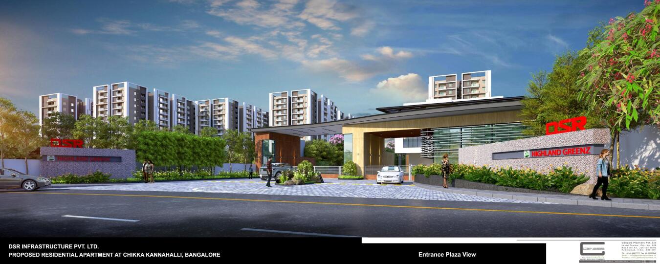 DSR Highland Greenz Sarjapur Road, Bangalore | Price List & Brochure, Floor Plan, Location Map ...