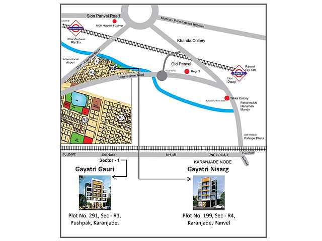 Dubey Gayatri Nisarg Navi Mumbai, Karanjade | Price List & Brochure, Floor Plan, Location Map ...