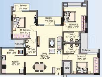 3 BHK Apartment / Flat for sale in Lake Dugar Ambattur Chennai North ...