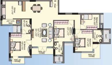 3 BHK Apartment / Flat for sale in Lake Dugar Ambattur Chennai North ...