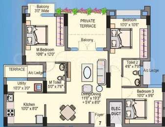 3 BHK Apartment / Flat for sale in Lake Dugar Ambattur Chennai North ...