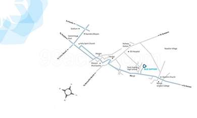 Dyna Developers Dyna Blue Sapphire Map - Navelim, Goa Location Map