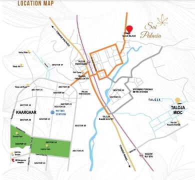 Earth India Infrastructure Earth Sai Palacia Map - Taloje Majkur ...