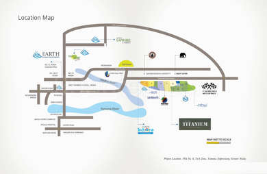 Earth Infrastructure Earth Titanium City Map - Techzone, Greater Noida ...