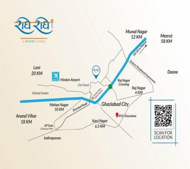 Earthwaves Developers Earthwaves Radhey Radhey Premium Villas Map - Raj ...