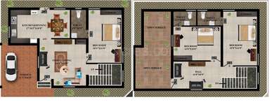 3 BHK / Bedroom Apartment / Flat for rent in Mahalaxmi Garden ...