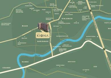 Parth Developers Parth Kiona Map - Maan, Pune Location Map