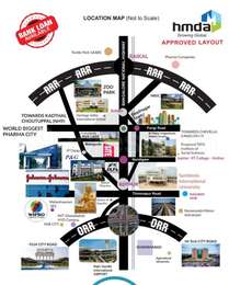 Eeshanya Infra Eeshanyas Jewel One Map - Kothur, Hyderabad Location Map