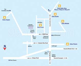 Eisha Group Eisha Empire Map - Hadapsar, Pune Location Map
